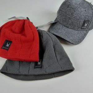 Spyder | Accessories | Spyder Nebula Beanie Stryke Fleece Cap Set Nwt ...